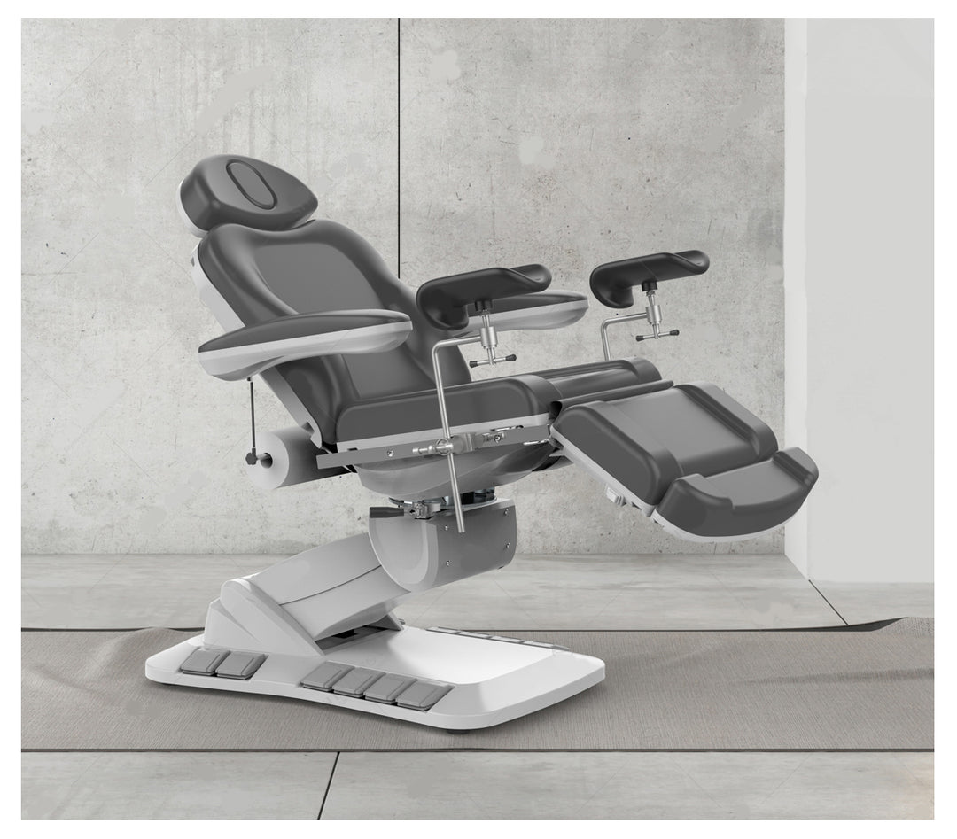 Bolt 5000S Medical Procedure Table with Stirrups – Bolt Medical Tables Inc